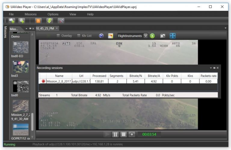 UAVideoPlayer recording option – ImpleoTV