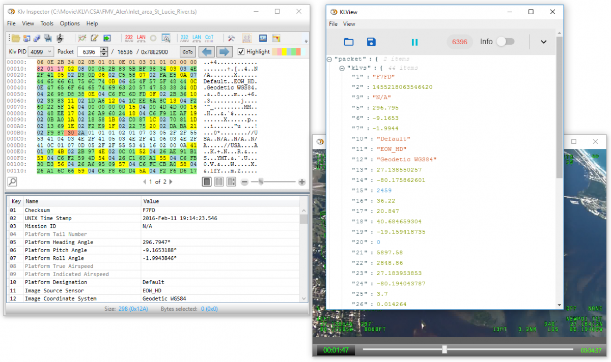 Using KlvOverlay WPF control – ImpleoTV
